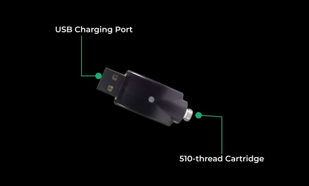 Vape pen battery 510 charger | For use with USB
